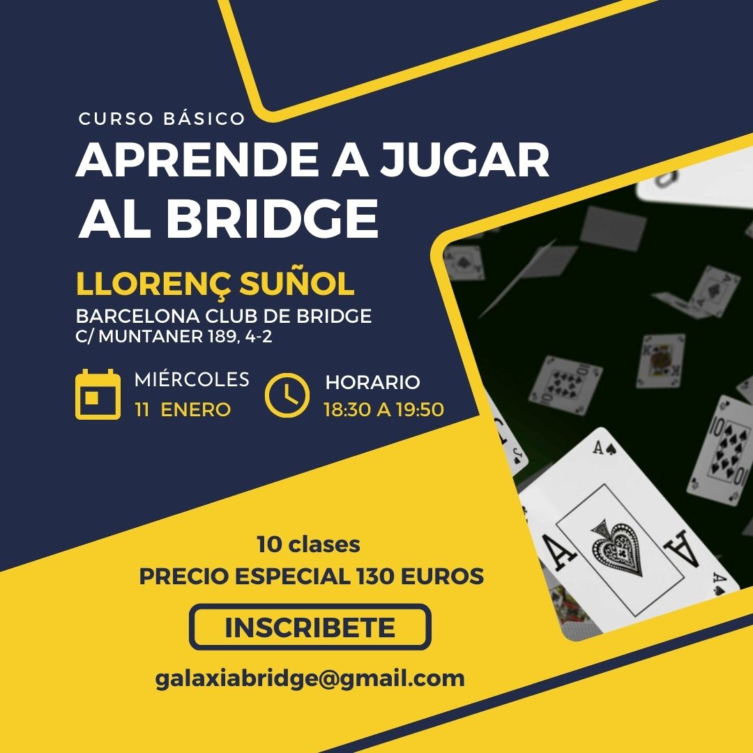 CLASES DE BRIDGE - Barcelona Club de Bridge
